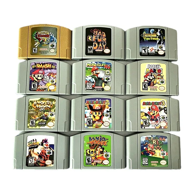 Usa Version Game Card For N64 For Nintendo Switch Bit Game Cartridge ...
