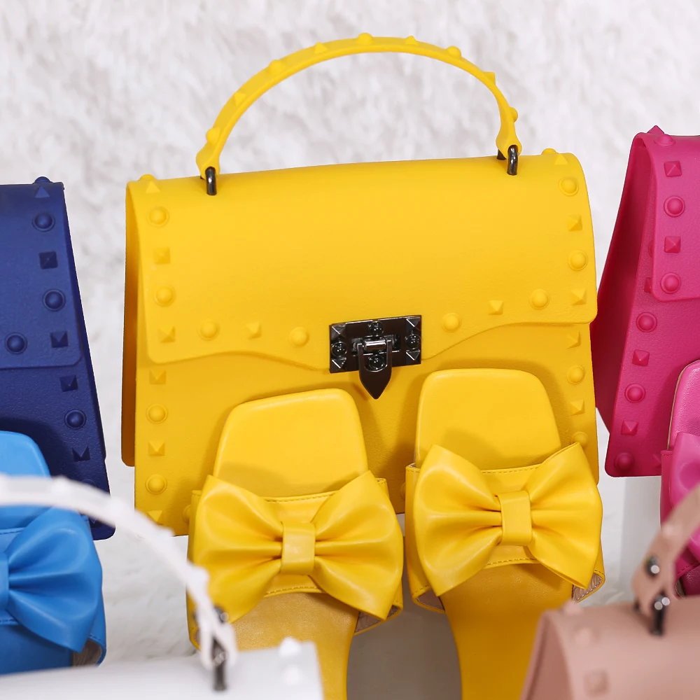 New Product Ideas 2022 Beach Sandals Jelly Purses And Shoe Sets Jelly ...