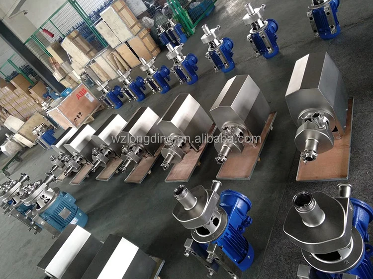 Stainless Steel Sanitary Rotor Pump - High Viscosity Liquid Transfer