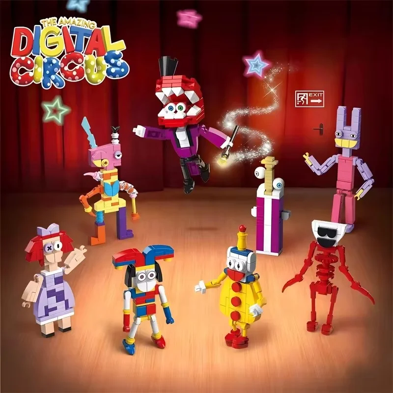 Digital Circus Building Blocks Set - Magical Toy Assembly