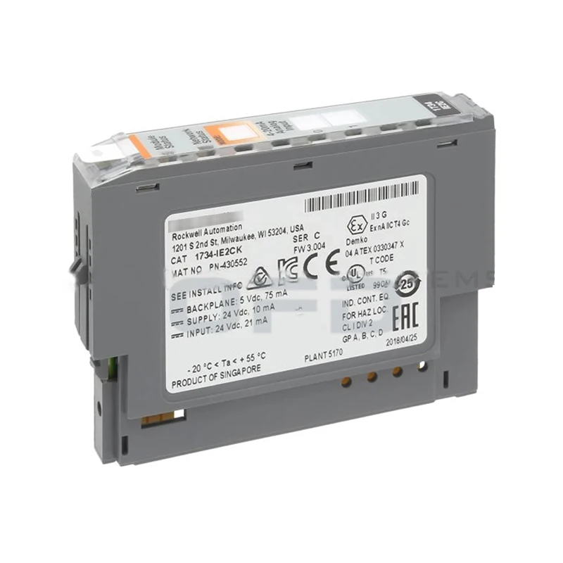 Original 1734-ie2ck Allen-brad Ley Plc Point I/o 2 Point Analog Input ...