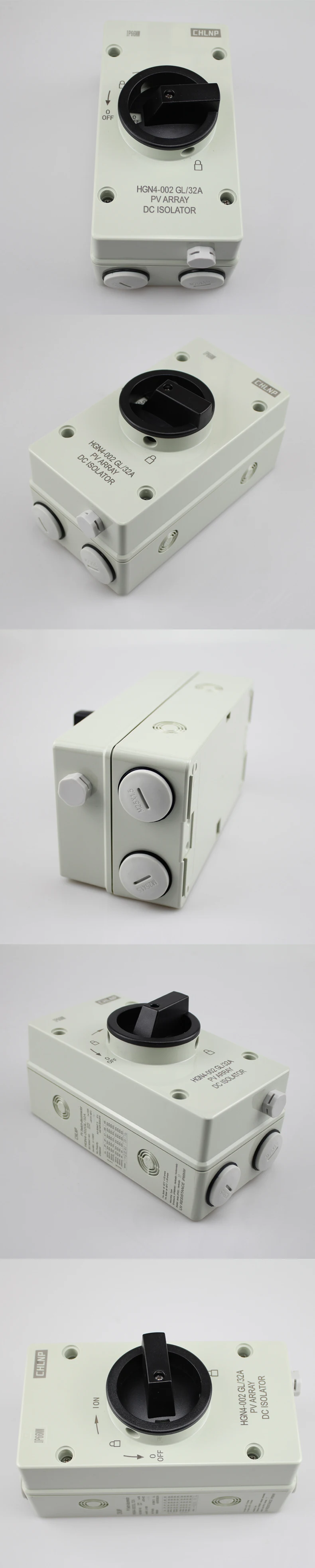 32 Amp to 20 Amp Isolator Switch - IP66 Solar DC Solution