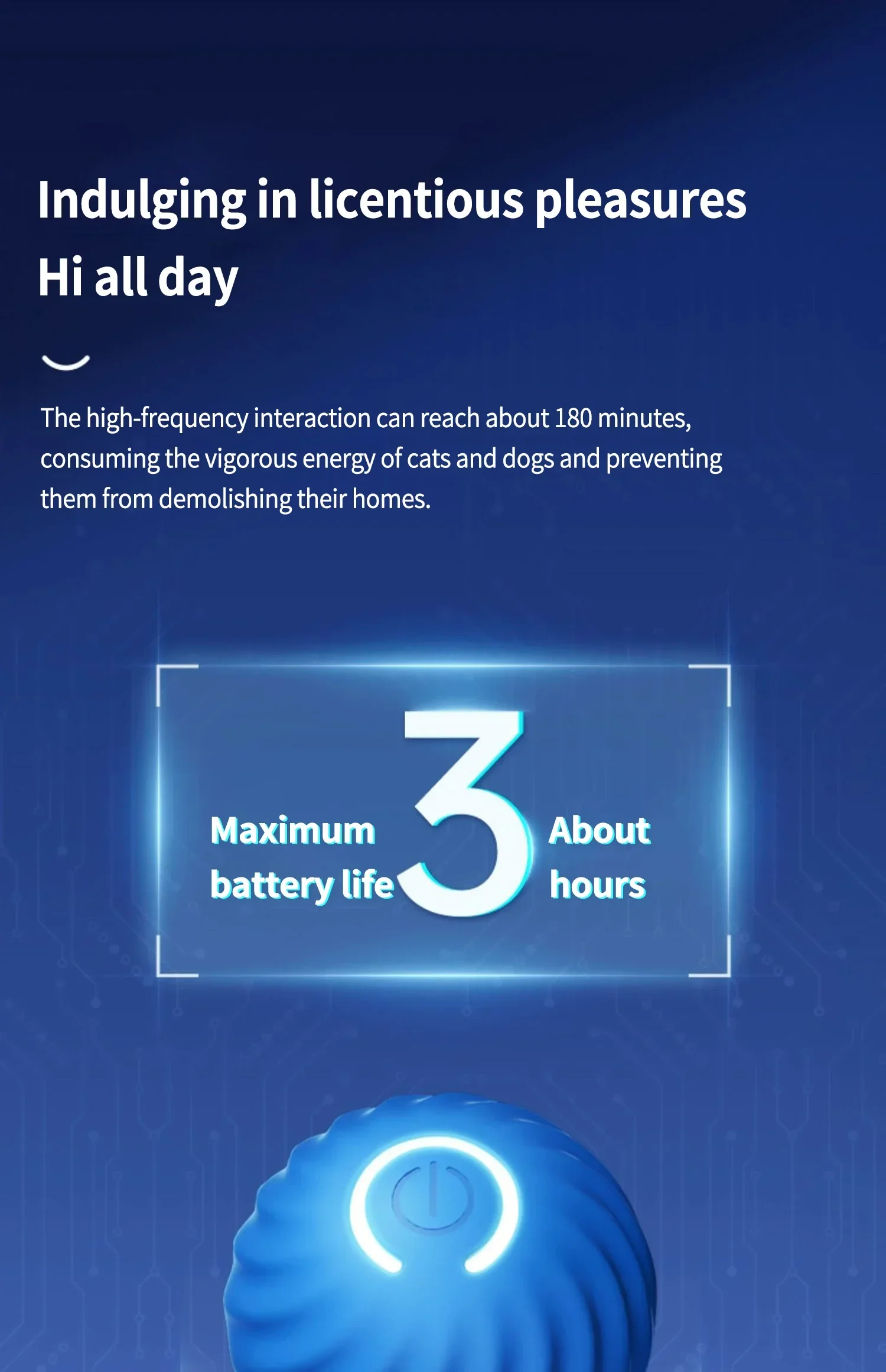 Smart Dog Toy Ball - Automatic Cat Toy Fun & Interactivity