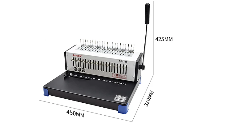 Factory Office Comb Binder RAYSON SD-220 - Efficient Book Binding
