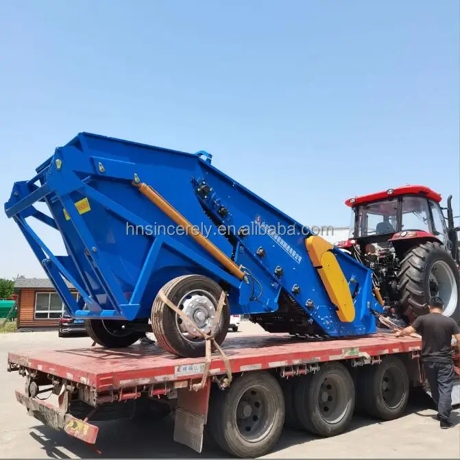 Big Power Automatic Soil Stone Picker Farmland Open Field Stone Picker ...