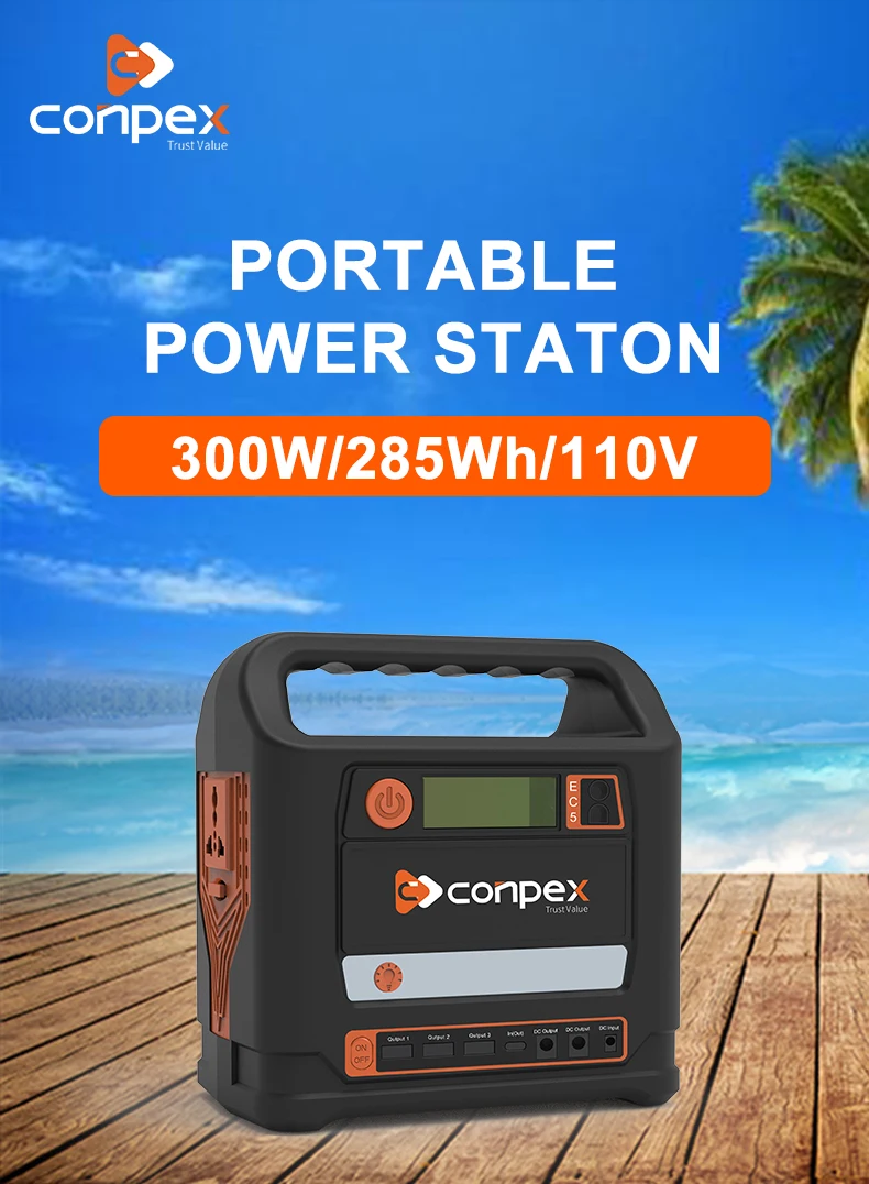 Conpex Emergency Stock Eu 300w Solar New Energy Storage Camping ...