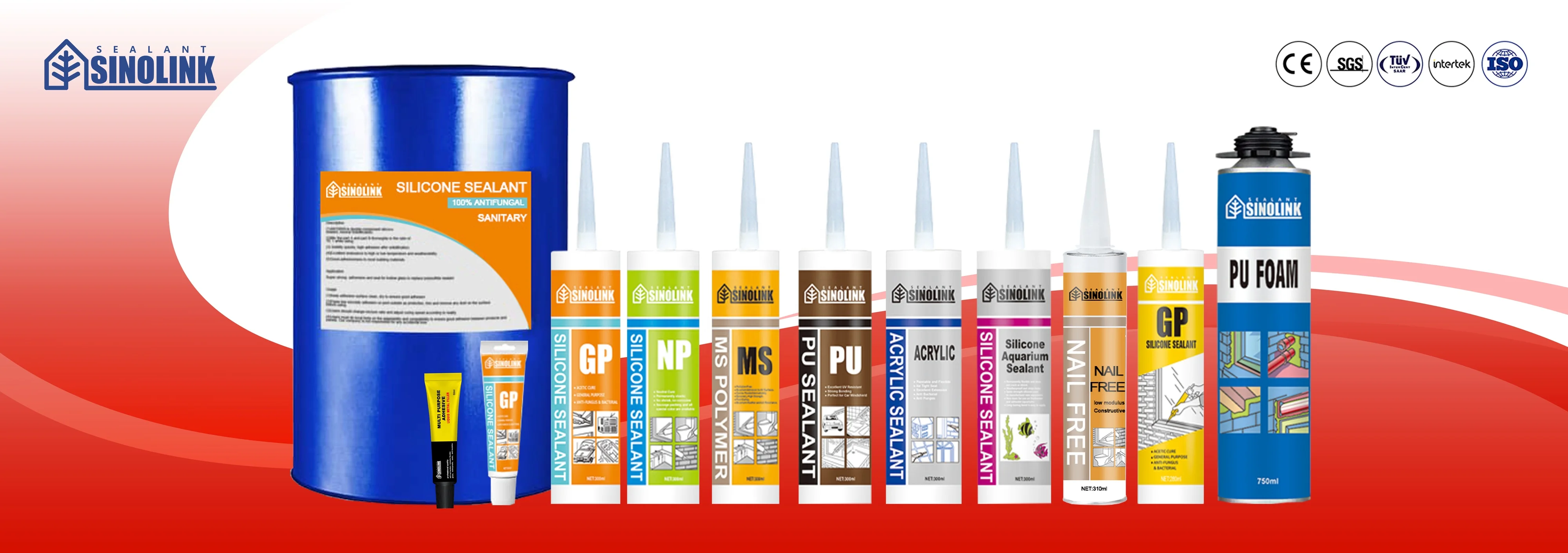SINOLINK NP Silicone Sealant - Versatile & Durable Adhesive