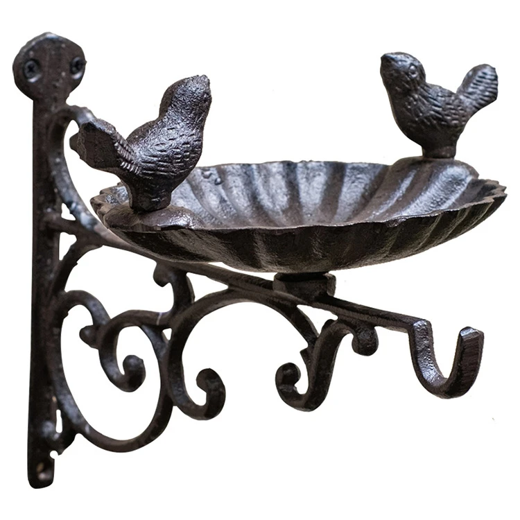 Cast Iron Crafts Hook Wrought Iron Bird Food Bowl Soap Box Storage Box ...