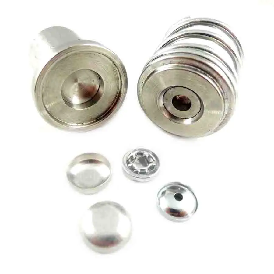 Aluminum Dome Ball Cap Die Set Fabric Covered Button Moulding Tool ...