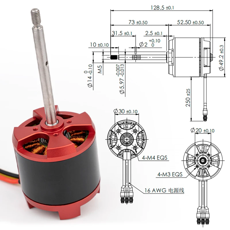 High Speed BLDC Motor - 36V Brushless DC Motor for Scooters