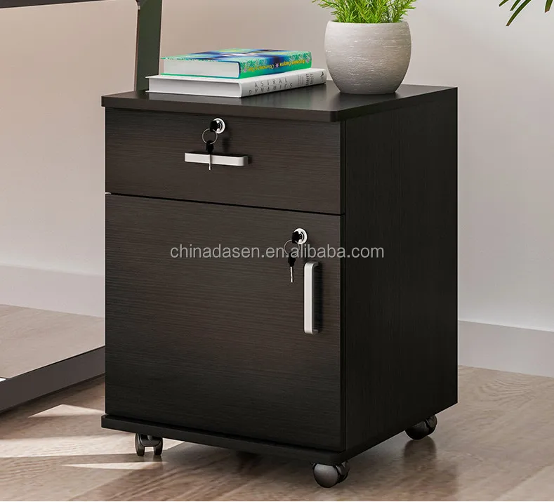 Cheap Mobile Modern Wood File Cabinet With Keys With 3 Drawer - Buy ...