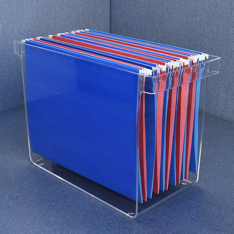 Alibaba.com: Customizable Plastic Hanging File Box, Acrylic File Folder ...