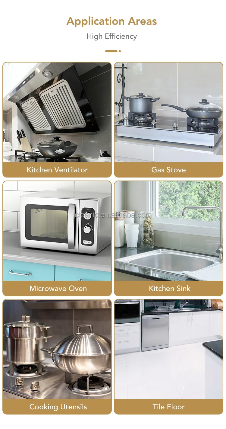 Multipurpose Kitchen Degreaser Spray - 500ml Oil Stain Remover for ...