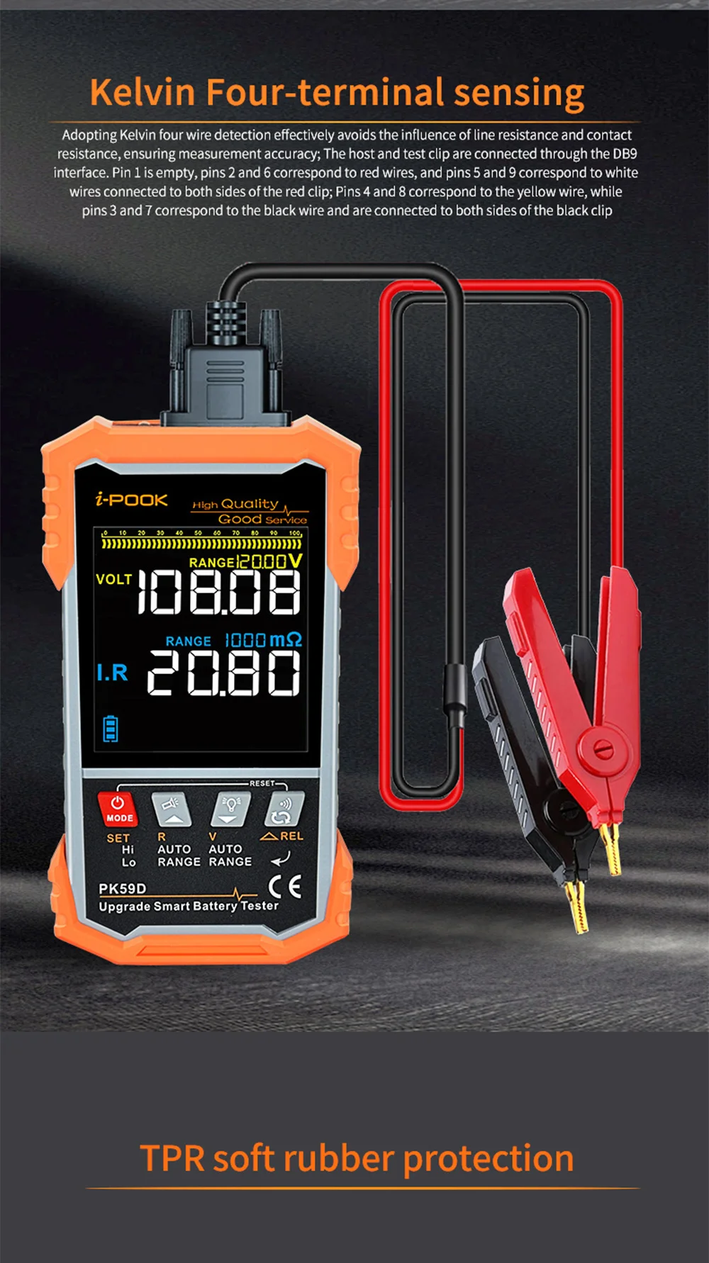 Internal Resistance Tester Internal Battery Tester Intelligent Battery ...