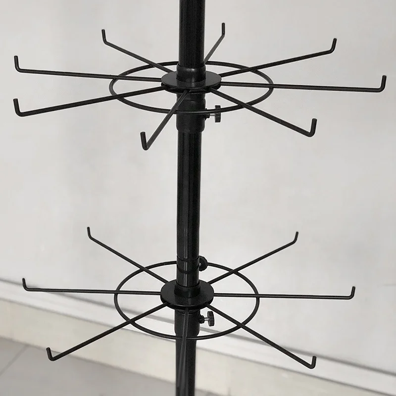 Movable Shop Floor Spinner Display Rack - Jewelry & Socks