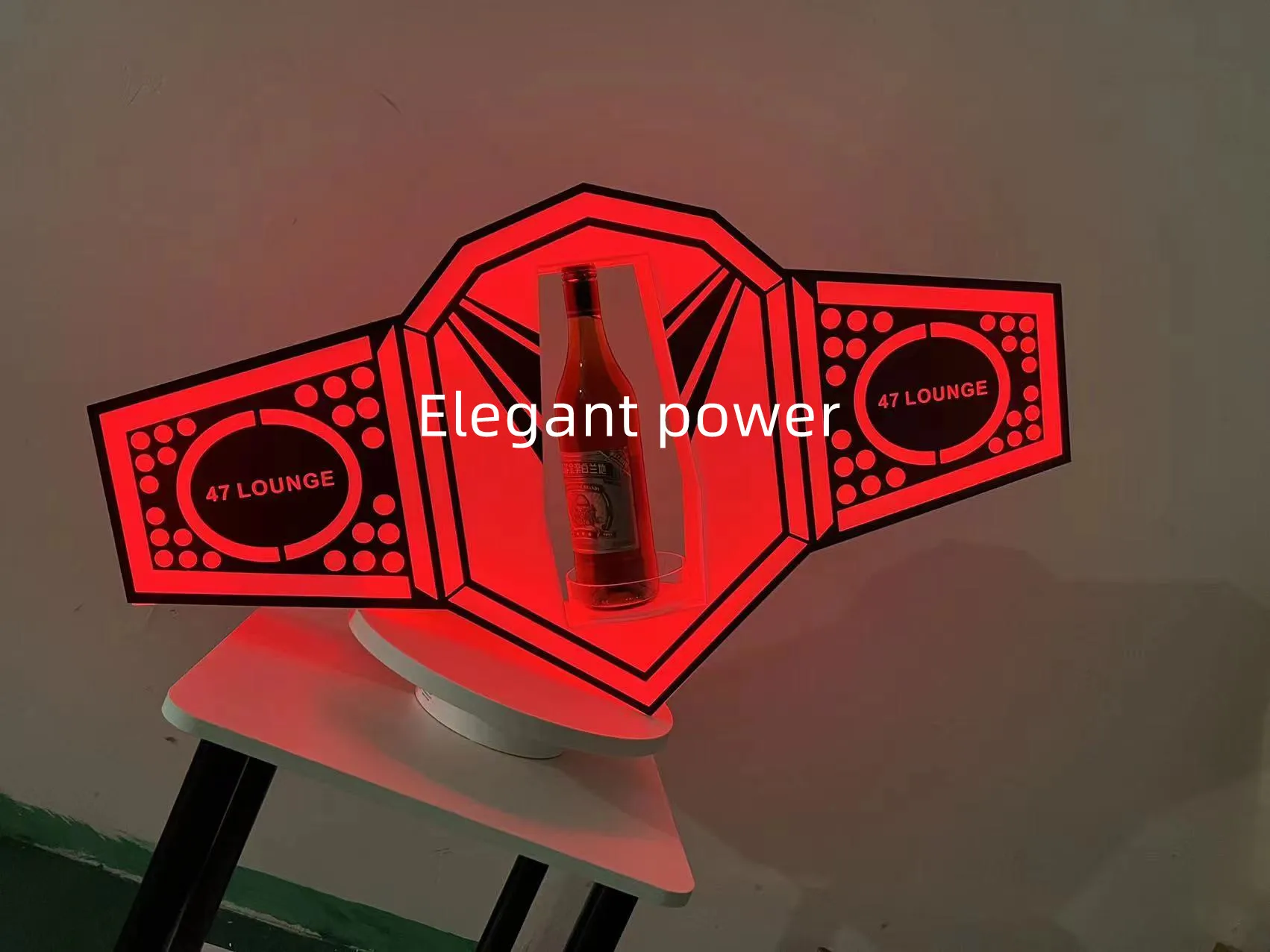 Illuminated Led Glow Wine Display Shelf Cabinet For Vodka Beer Tequila ...