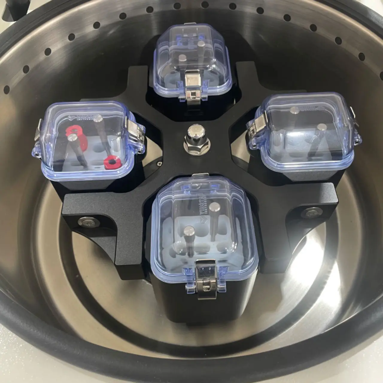 Swing Bucket Centrifuge With 4 X 250ml Rotor With Adpater For 5/7/10/15 ...