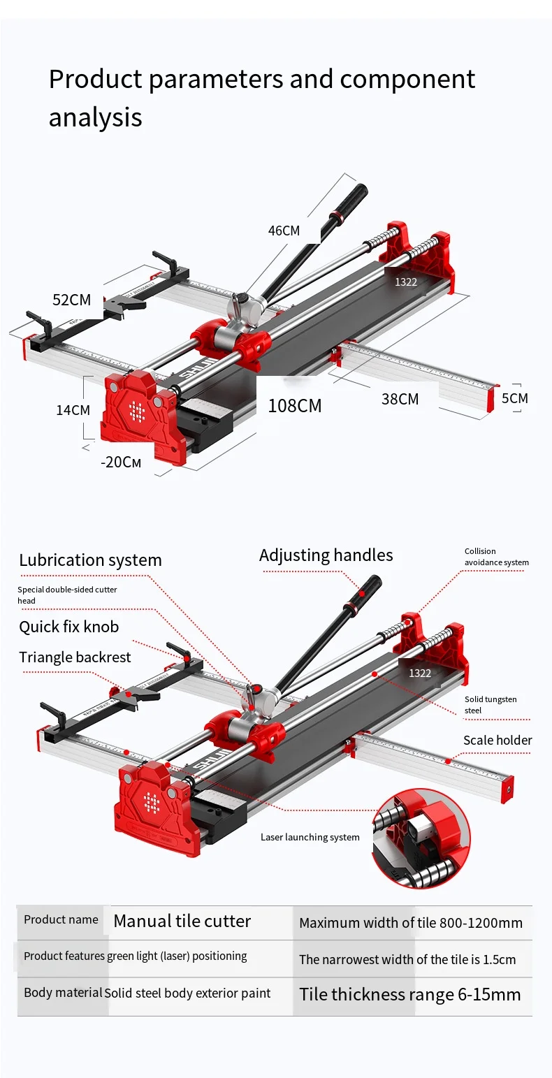 High-precision Tile Cutting with Stong's Manual Machine