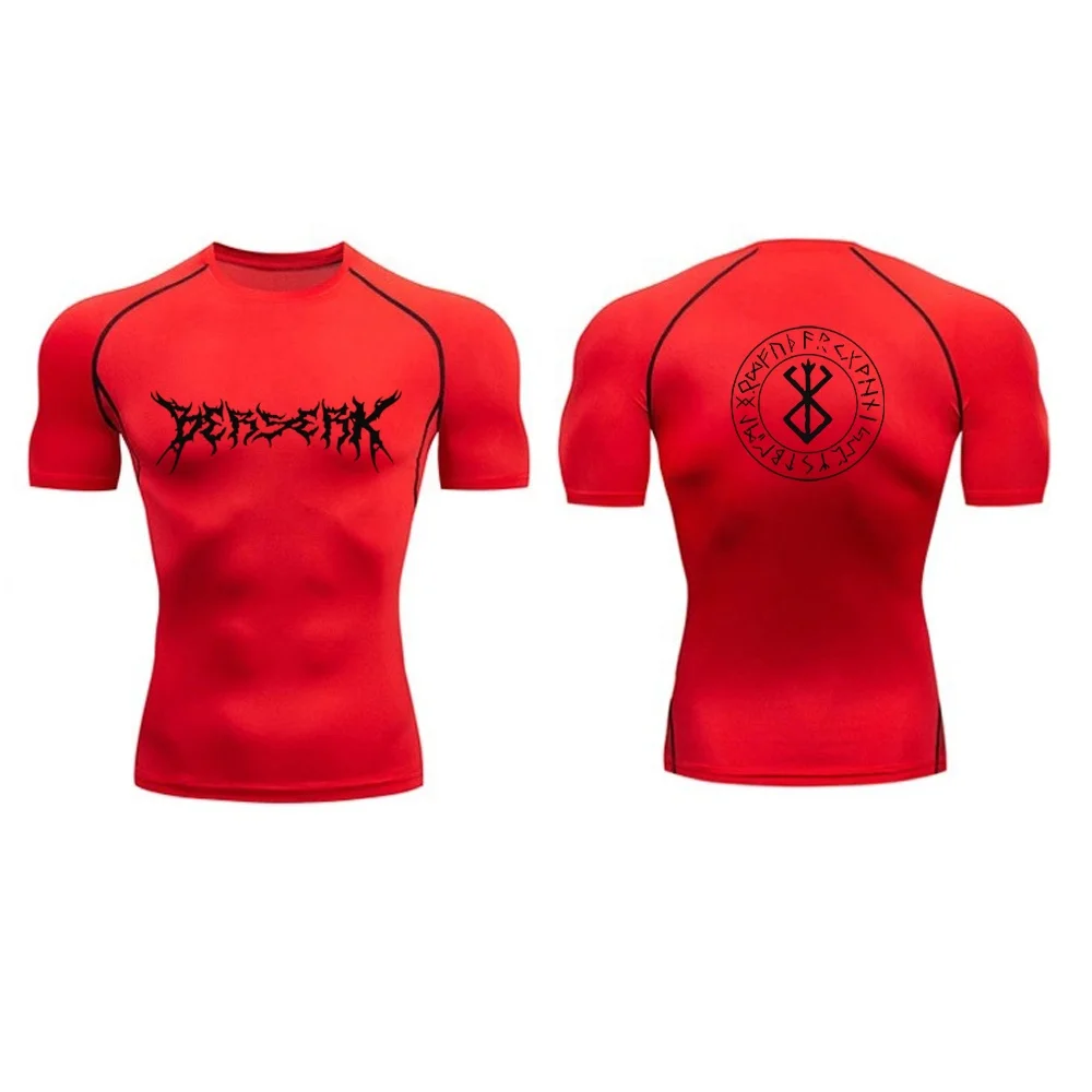 Anime Berserk Guts Compression Shirt Men Fitness Quick Dry Rash Guard ...