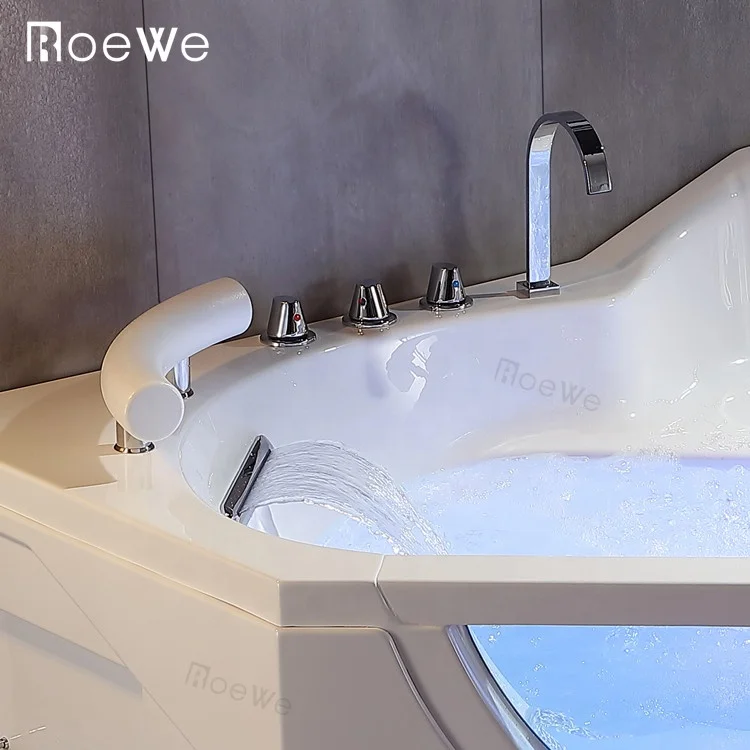 Modern Corner Shower Saudi Bathroom Jakuzi Spa whirlpool Baignoire ...