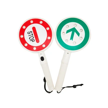 Durable Roadway Safety Traffic Sign Warning Light Hand Hold Arrow Stop ...