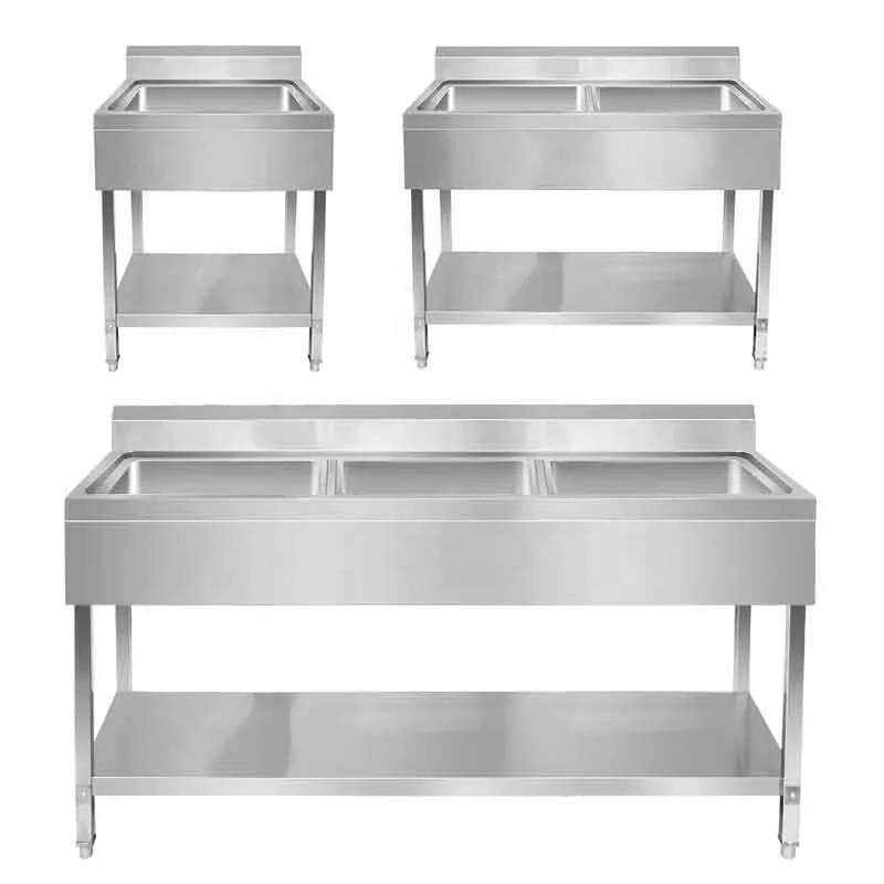 Commercial Kitchen Equipment Stainless Steel Worktable With Storage ...
