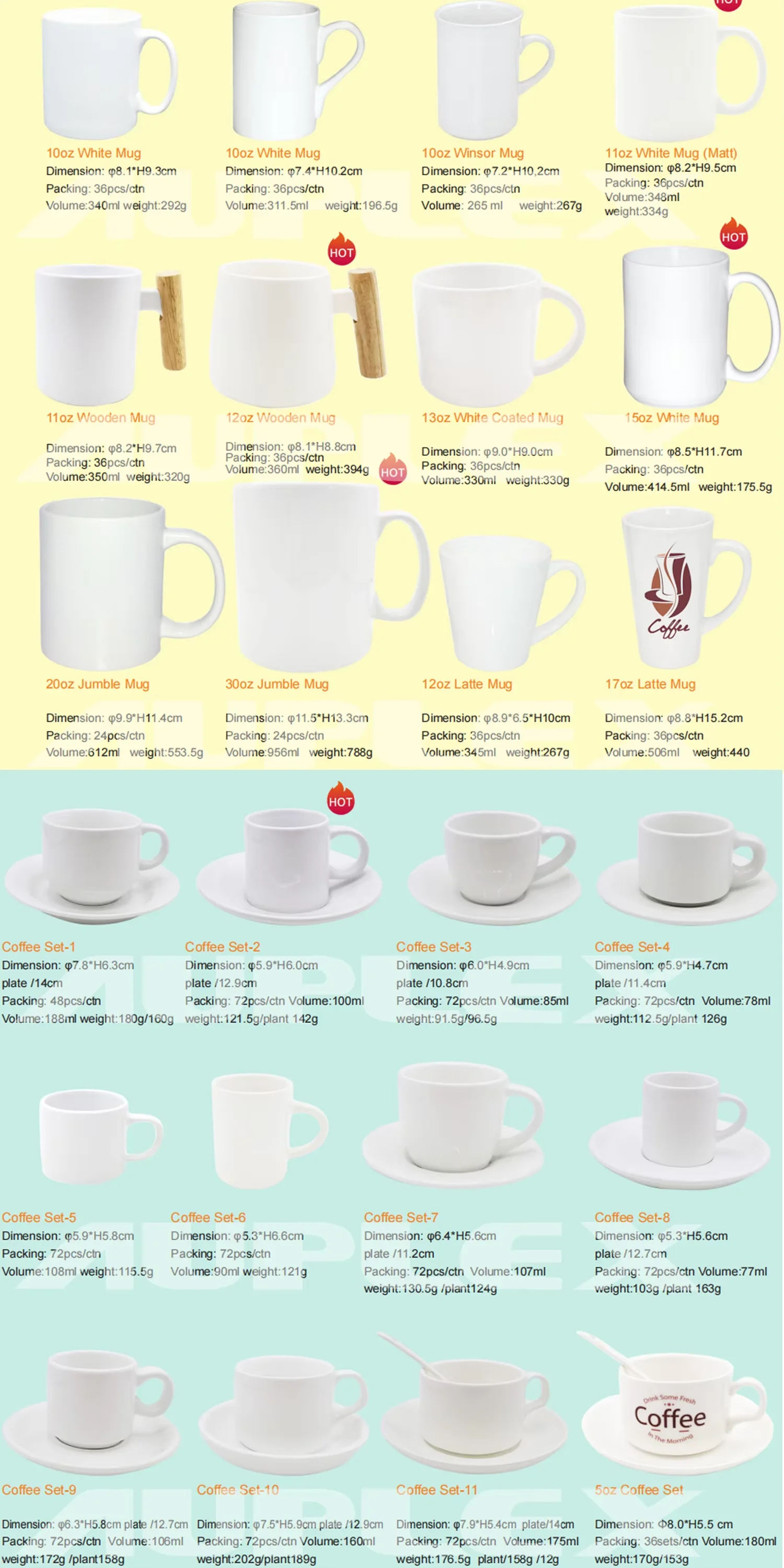 Customizable Sublimation Coffee Mugs - Perfect Promotional Gifts