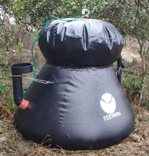 Home Biogas Plant Digester - Teenwin PVC Biogas System