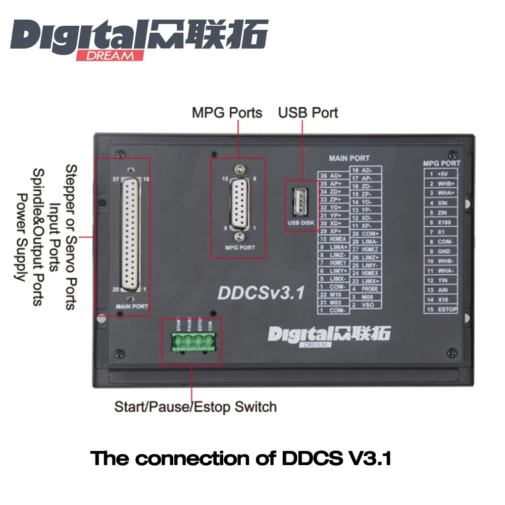 Digital Dream DDCS V3.1 - CNC Controllers for Engraving