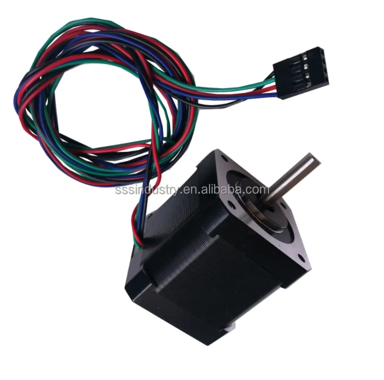 Nema 17 Stepper Motor 42mm 1.8 Degrees 0.44n.cm 1.68a - Buy Stepper ...
