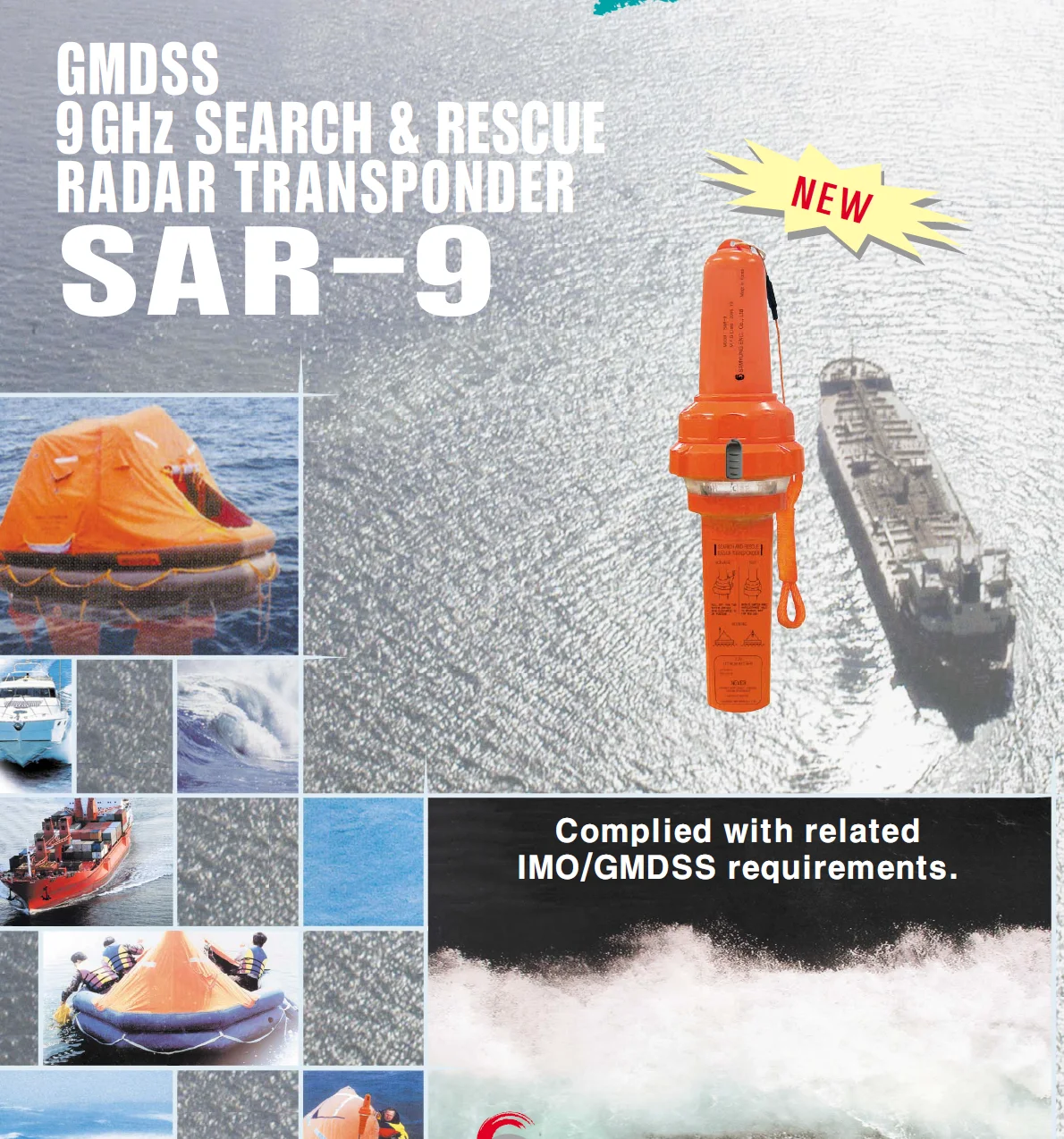 SAMYUNG SAR-9 IMO GMDSS Radar Research and Rescue Transponder Radar SART