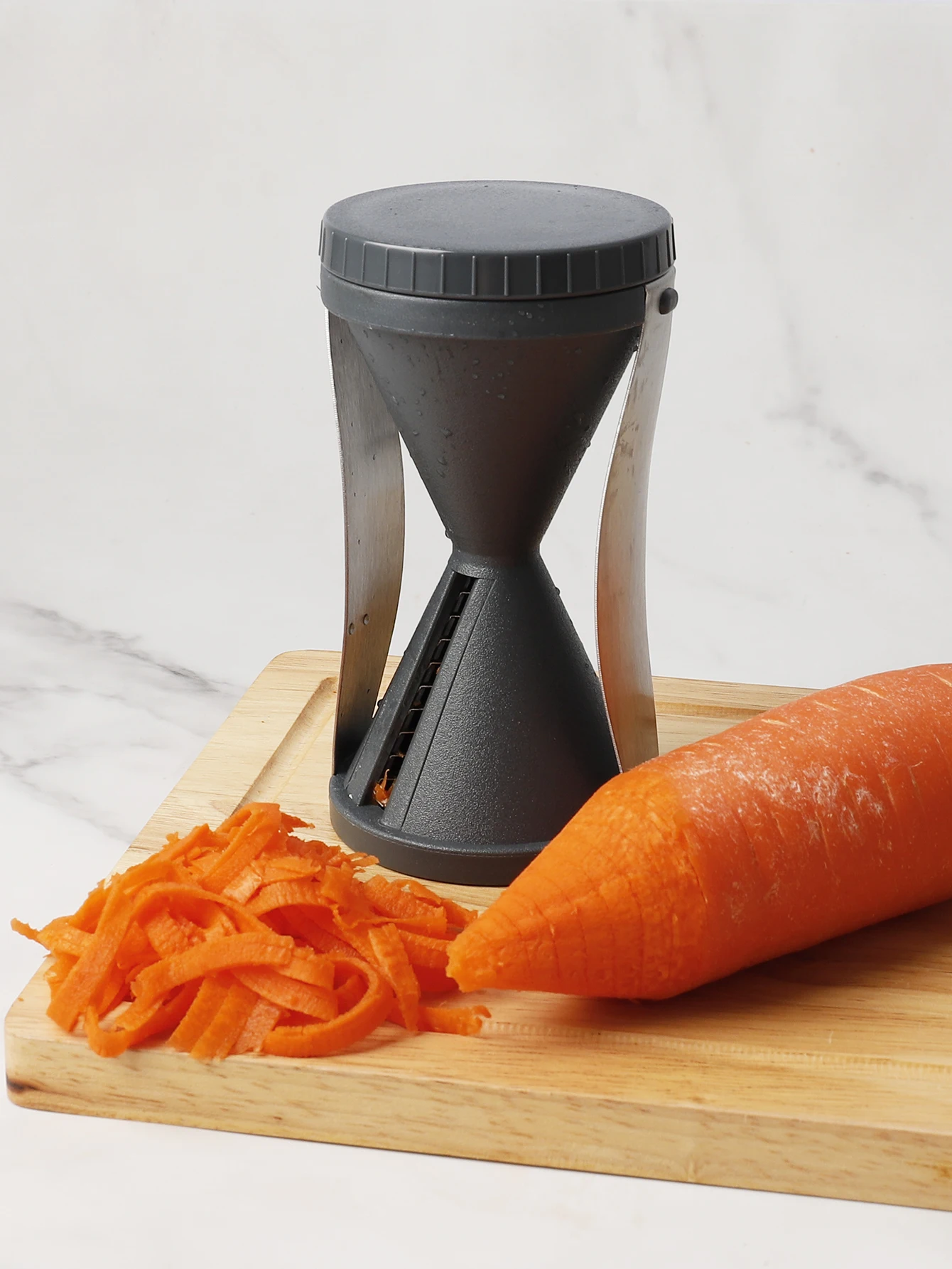 New Manual Funnel Shape Double Head Storage Spiral Spin Food Fruit ...