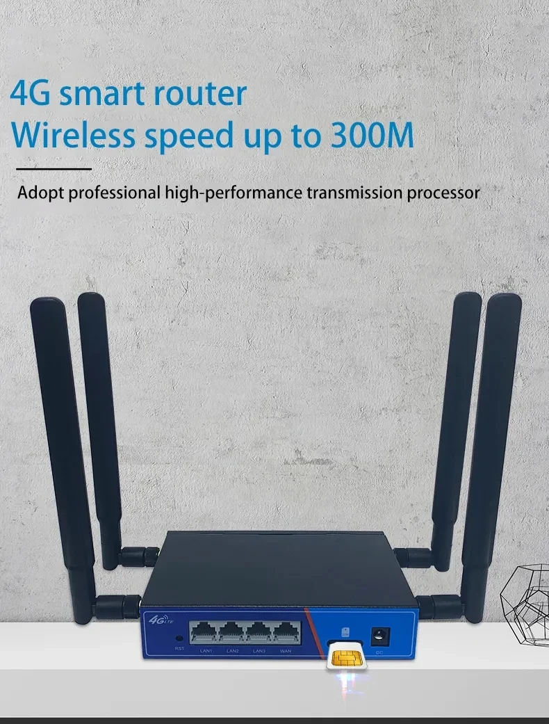 4G CPE Wifi Modem - Industrial Wireless Router MT7628