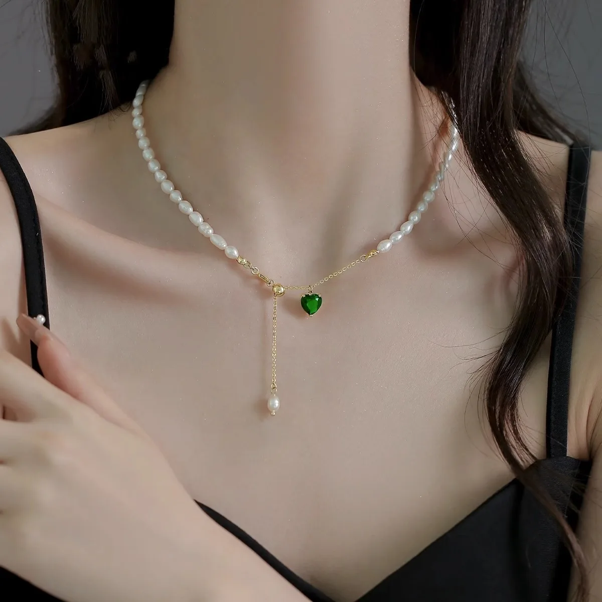 New Arrival Natural Baroque Freshwater Pearl French Retro Female Chains ...