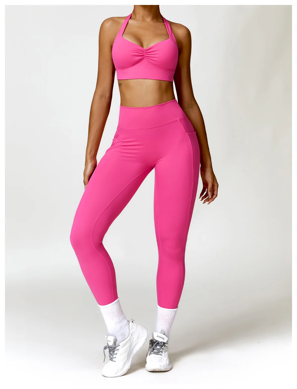 Aola Wholesale Women Fitness And Yoga Wear Sports Bra And High Waist