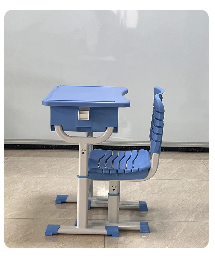Modern Abs Classroom Single Student School Desk And Chair Junior ...