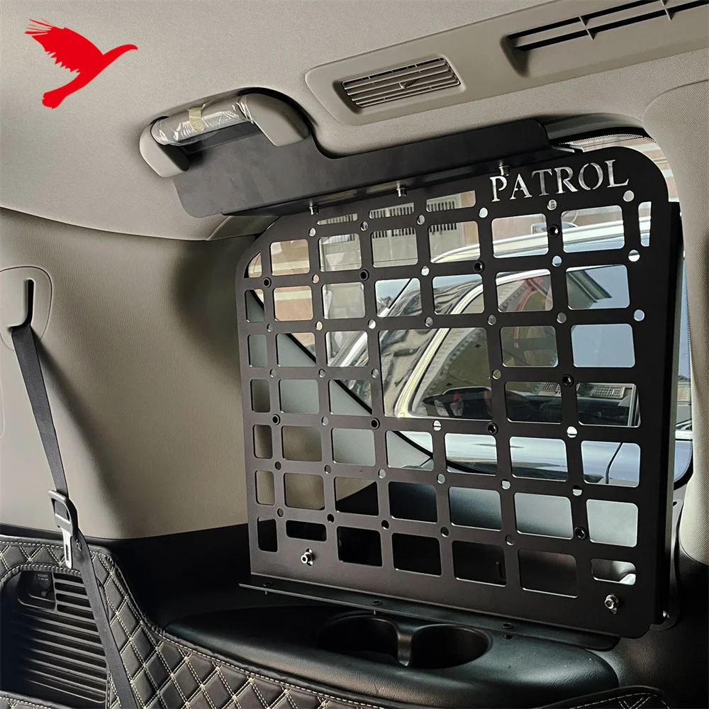 For Nissan Patrol Y62 10-19 Car Interior Accessories Molle Panels Trunk ...