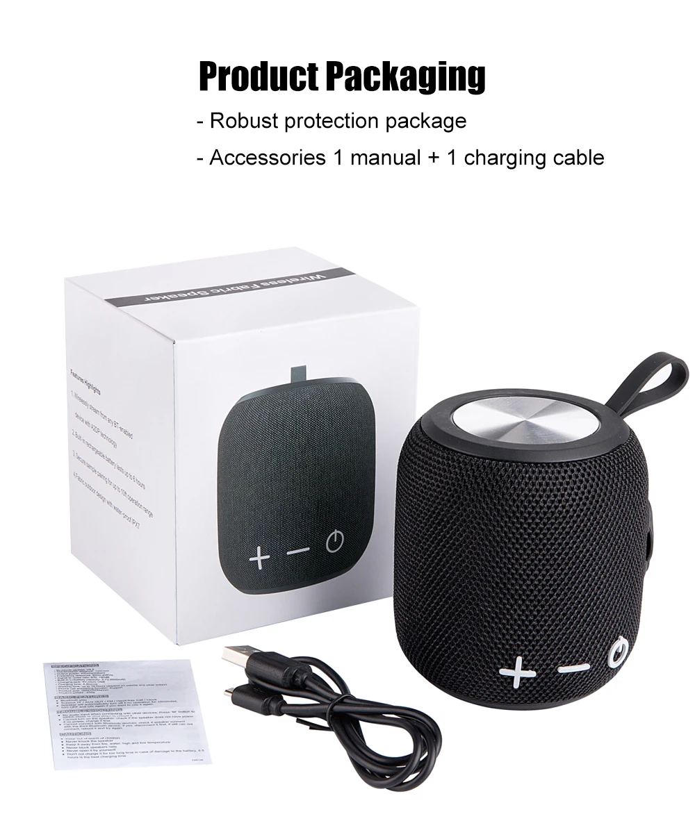 TWS True Wireless Stereo Speakers - Portable Audio Players