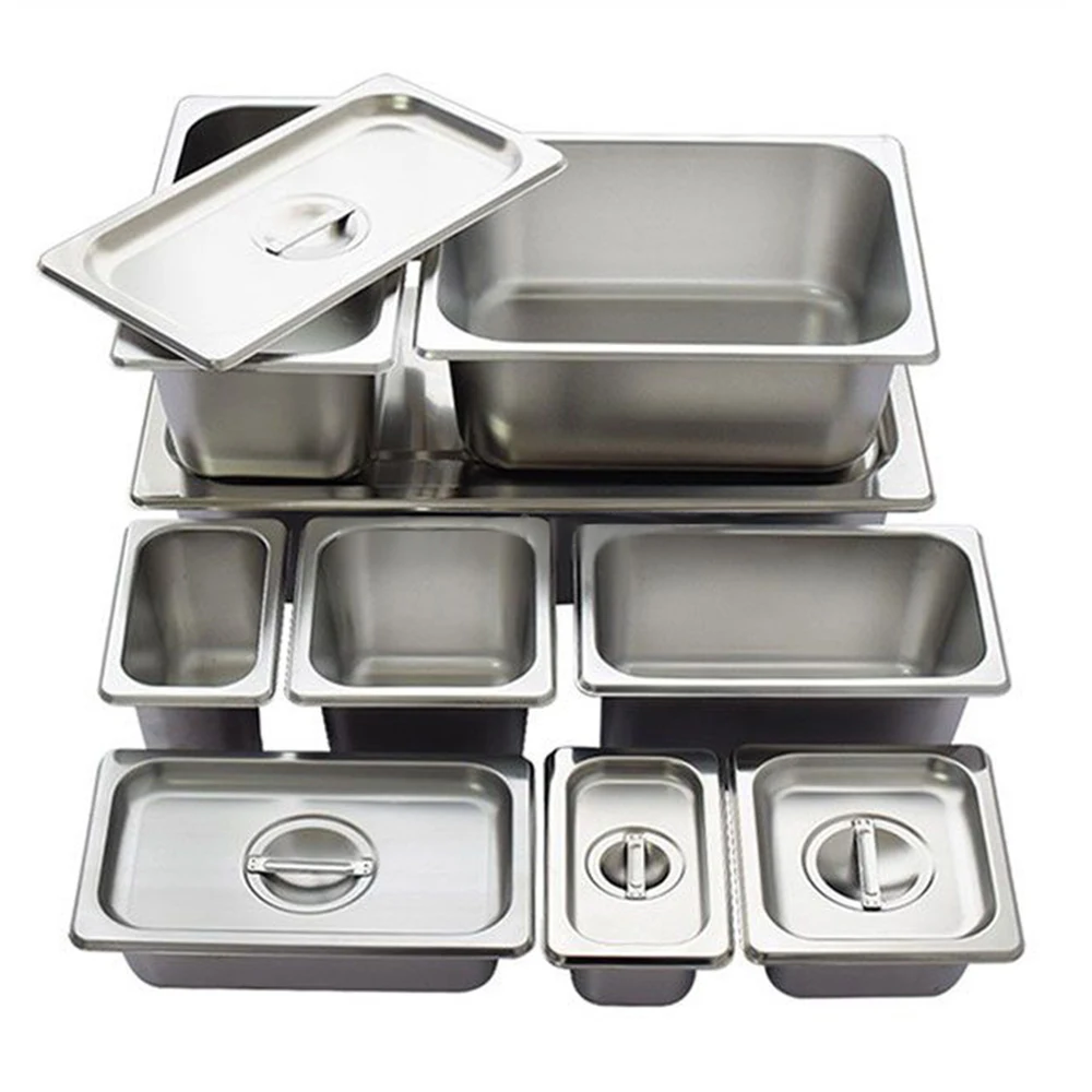 Hotel food pan gn tray, ustensiles de cuisines fast food, stainless ...