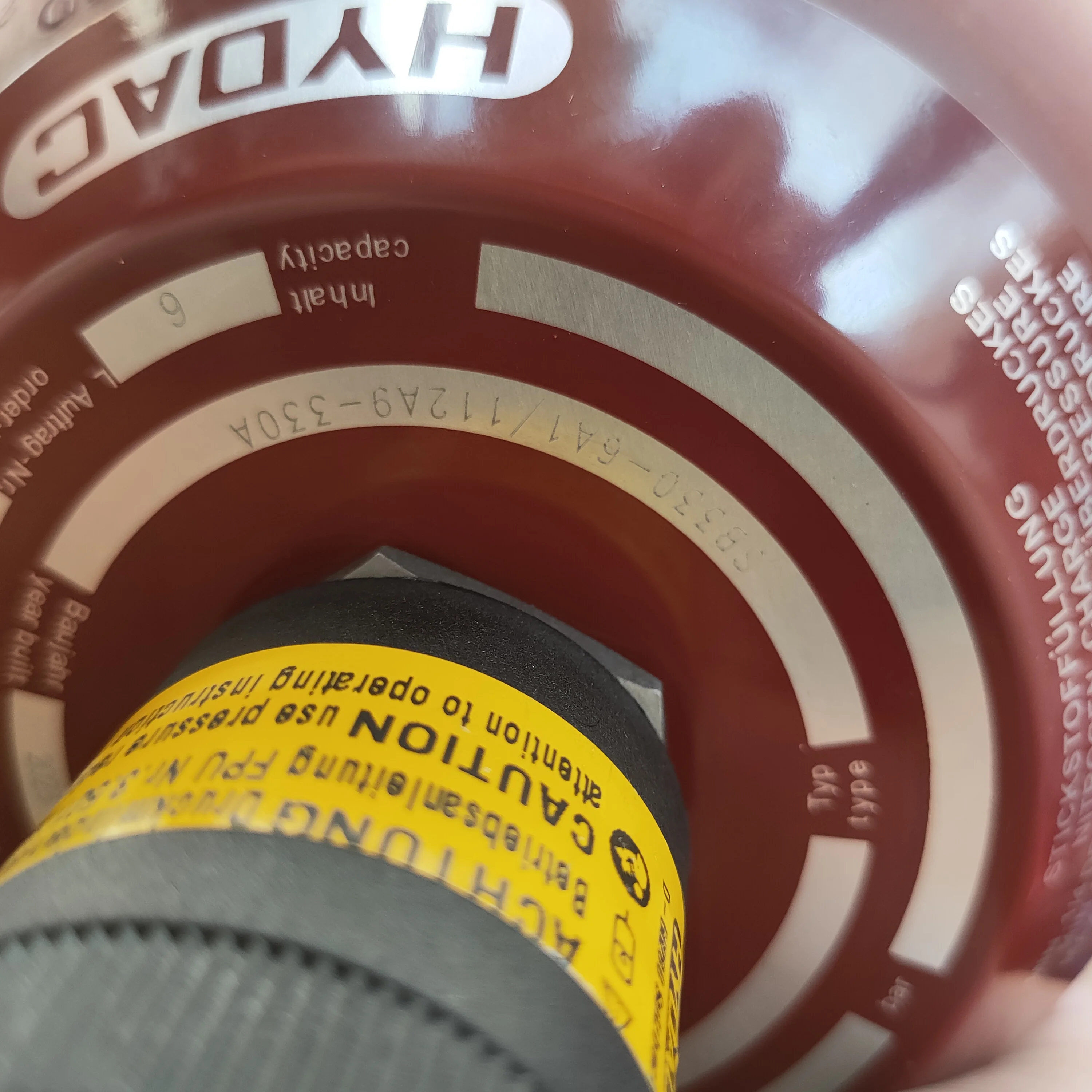 HYDAC Hydraulic Accumulator SB330 - High Pressure Solution