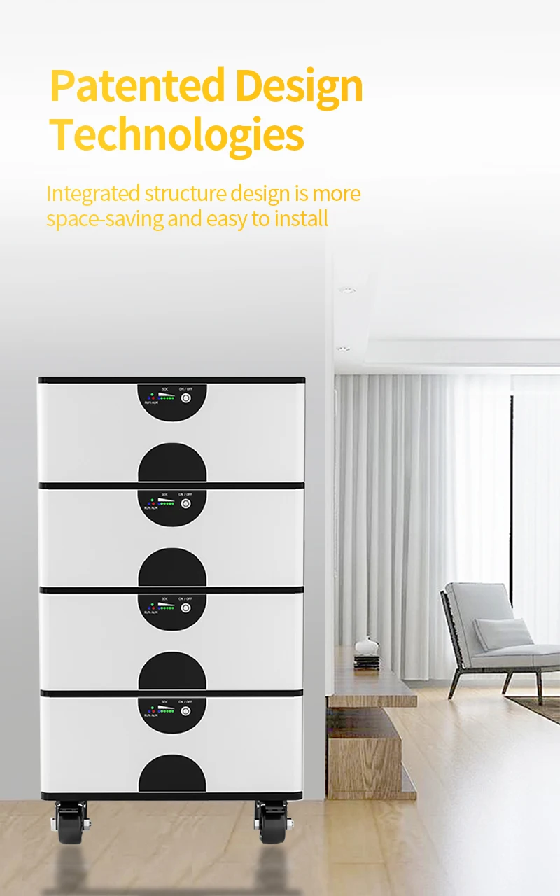 Stackable Modular Solar Energy Storage System Battery With Smart Bms ...