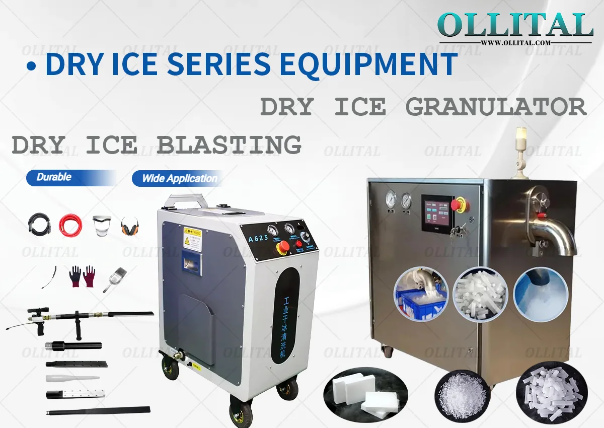 Ollital 100kg/h Dry Ice Pelleting Producing Machine Dry Ice Making ...