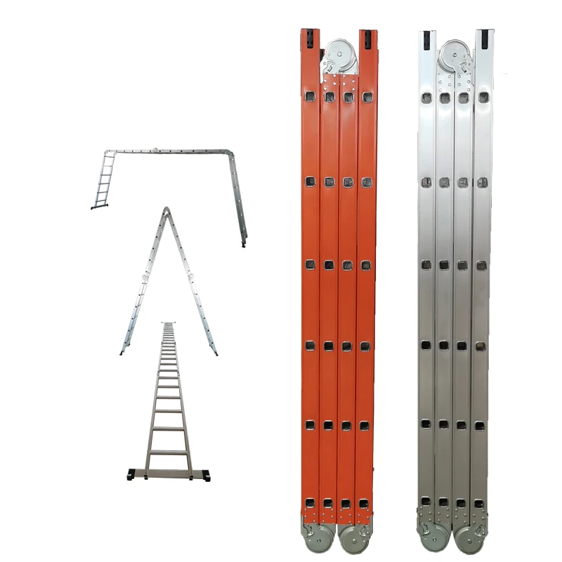 Weiken En131escalera Retract Multipurpose Ladder With Work Platform 4 ...