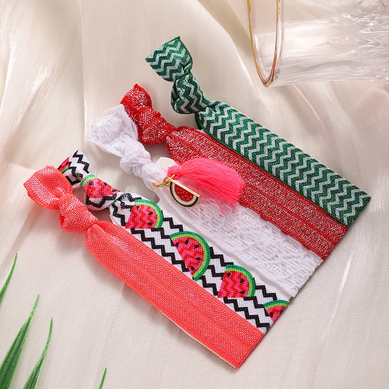 50 Packs of 5 Hair Ties - Stylish & Functional Wristbands