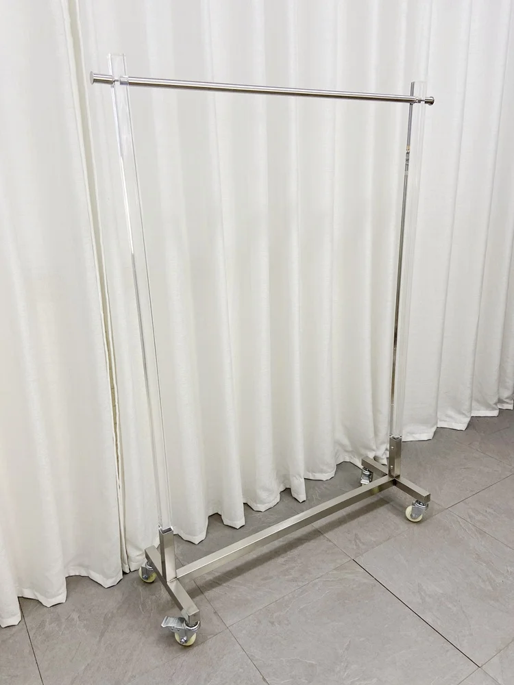 Acrylic Clothing Store Transparent Display Cabinet Multifunctional ...