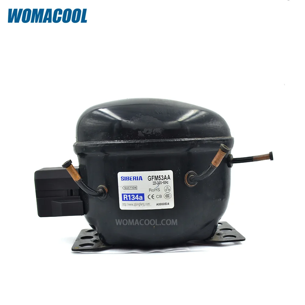 SIBERIA Refrigeration Compressor R134a 220-240v/50hz GFM53AA 1/6hp