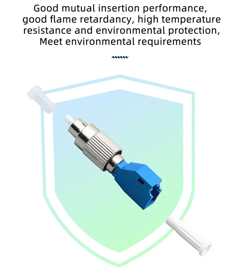 Fiber Optic Adapter Single Mode FC Male to LC Female 9/125um FC- LC ...