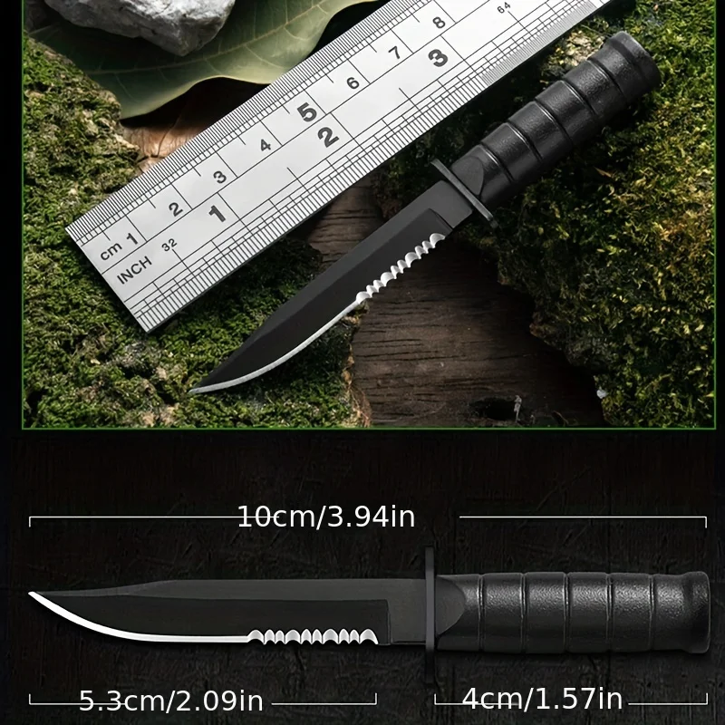 Stainless Steel Mini Outdoor Knife, Mini Camping Small Straight Knife ...