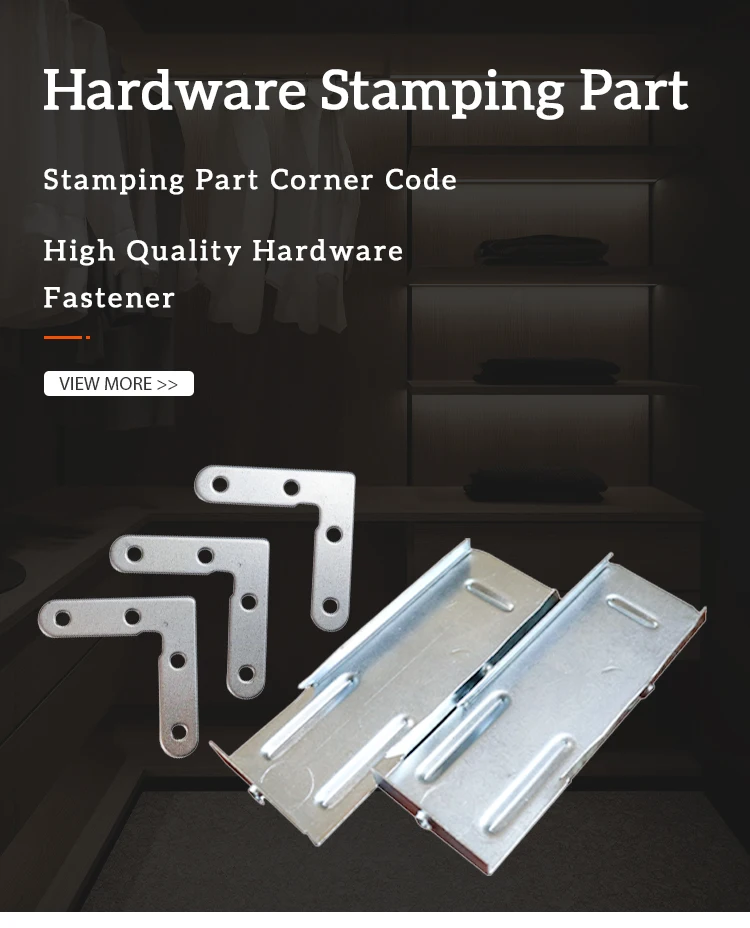 Custom L Shaped Galvanized Metal Fabrication Stamping Parts Steel Angle ...