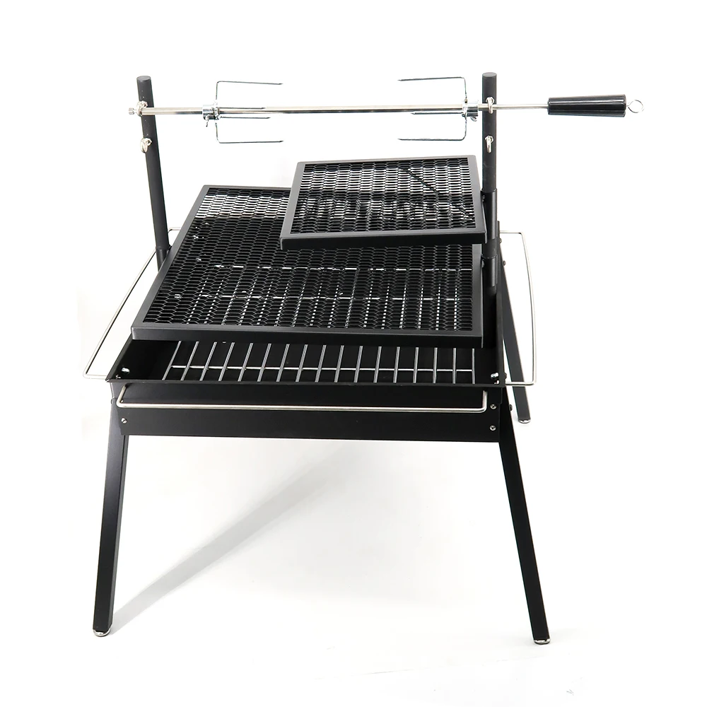 Multifunction Rotary Charcoal Chicken Rotisserie Grill Outdoor BBQ ...